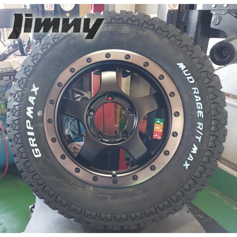 ジムニー JB23 JB64 JA11 JA12 JA22 タイヤホイール 16インチ GripMax MUD RAGE RT MAX 175 ...