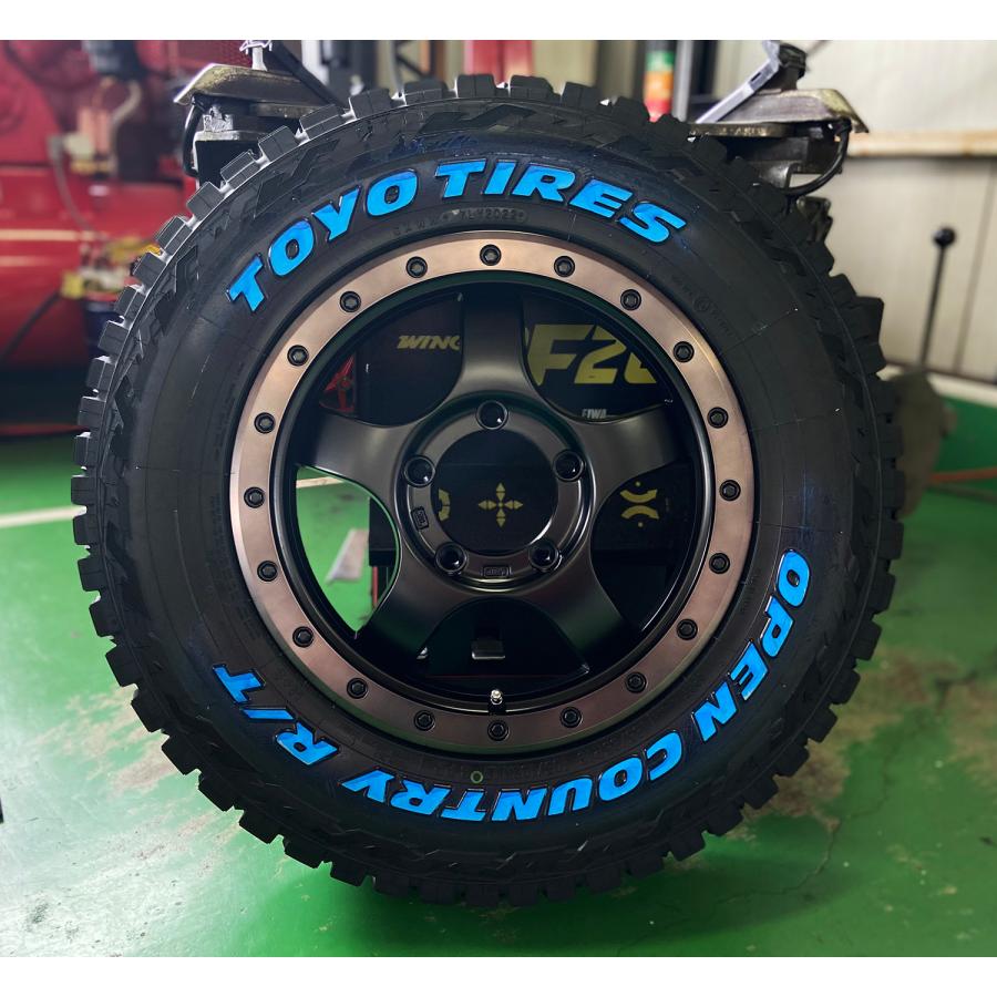 OPEN COUNTRY ジムニー JB23 JB64 16インチ Bounty Collection BDX05 トーヨーオープンカントリーRT 185/85R16 ホワイトレター ...