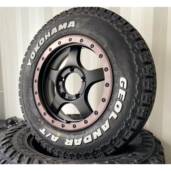 ジムニー JB23 JB64 16インチ Bounty Collection BDX05 ヨコハマ ジオランダー G015 A/T 185/85R16 ホワイトレター : Wheel-And ...