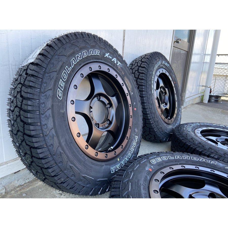 OPEN COUNTRY ジムニー JB23 JB64 16インチ Bounty Collection BDX05 ヨコハマ ジオランダー X-AT G016 195R16 ホワイトレター ...