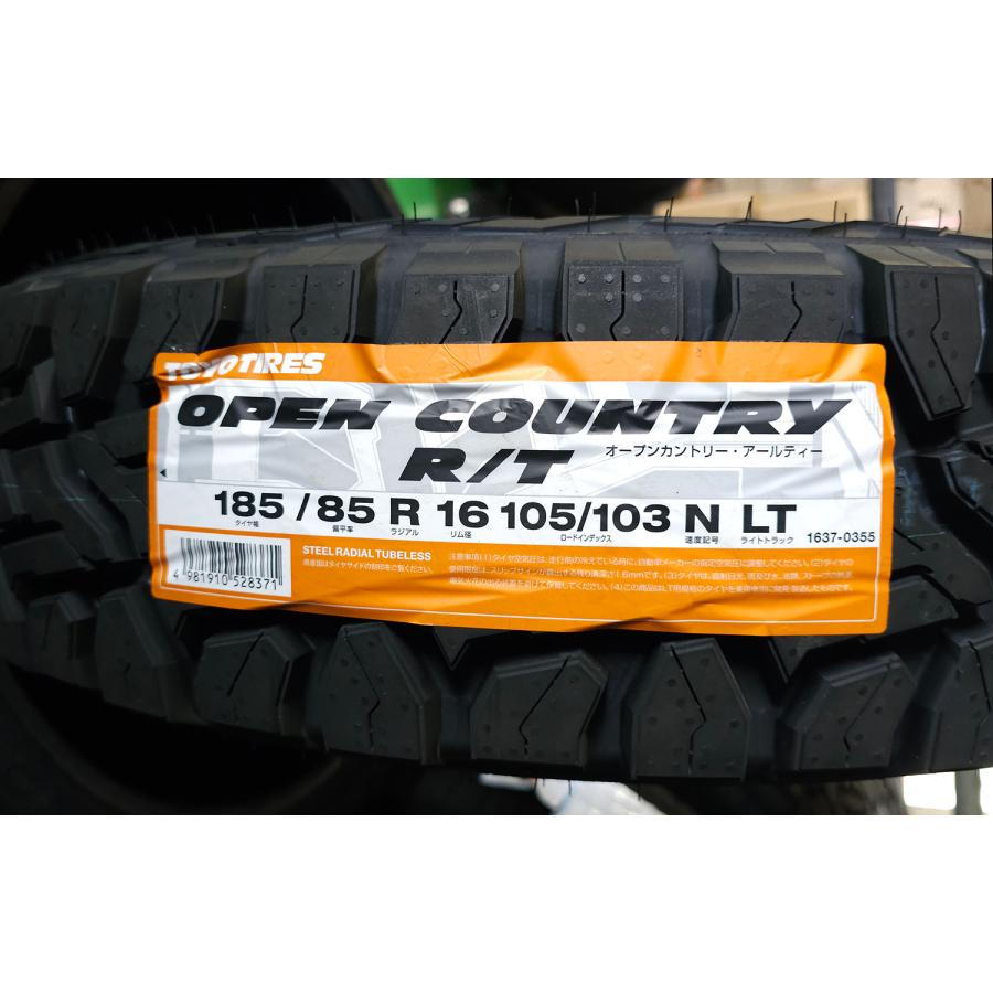 OPEN COUNTRY ジムニー 専用 JB23 JB64 トーヨー オープンカントリーRT 185/85R16 Bounty Collection BDX05 16インチ 新品 タイヤ ...