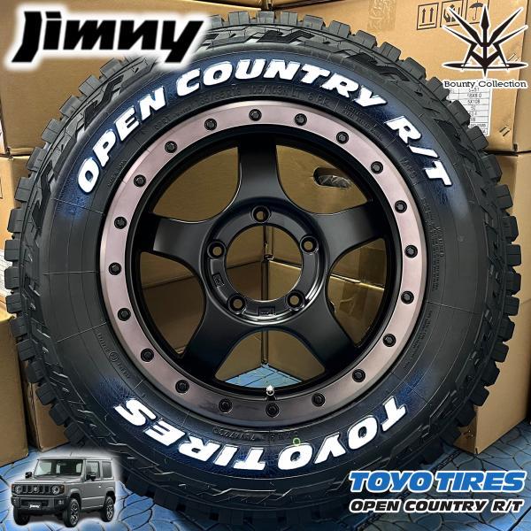 OPEN COUNTRY 【背面用付】5本セット ジムニー JB23 JB64 トーヨー オープンカントリーRT 185/85R16 Bounty Collection BDX05 16インチ ...