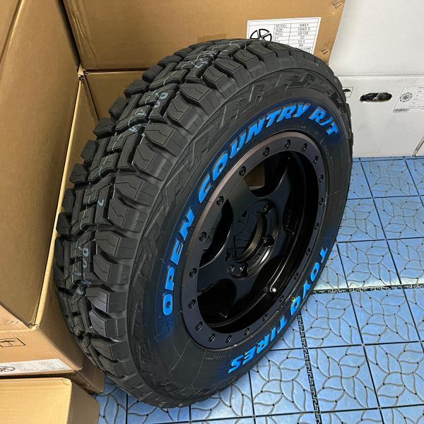 【背面用付】5本セット ジムニー JB23 JB64 トーヨー オープンカントリーRT 185/85R16 Bounty Collection BDX05 16インチ 新品 タイヤ ホイール ...