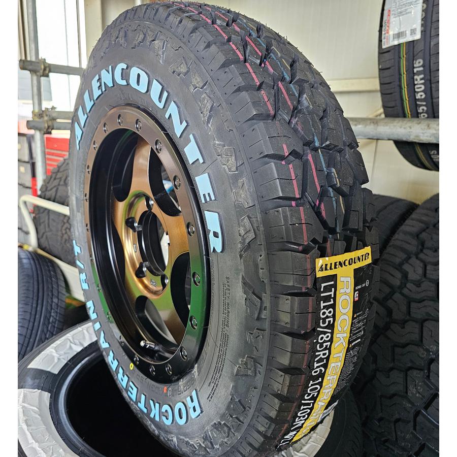 OPEN COUNTRY 【背面用付き】ジムニー JB23 JB64 トーヨー オープンカントリーRT 185/85R16 ホワイトレター Bounty Collection BDX05 16 ...