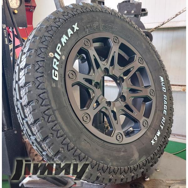 ジムニー JB23 JB64 JA11 JA12 JA22 タイヤホイール 16インチ GripMax MUD RAGE RT MAX 185 ...