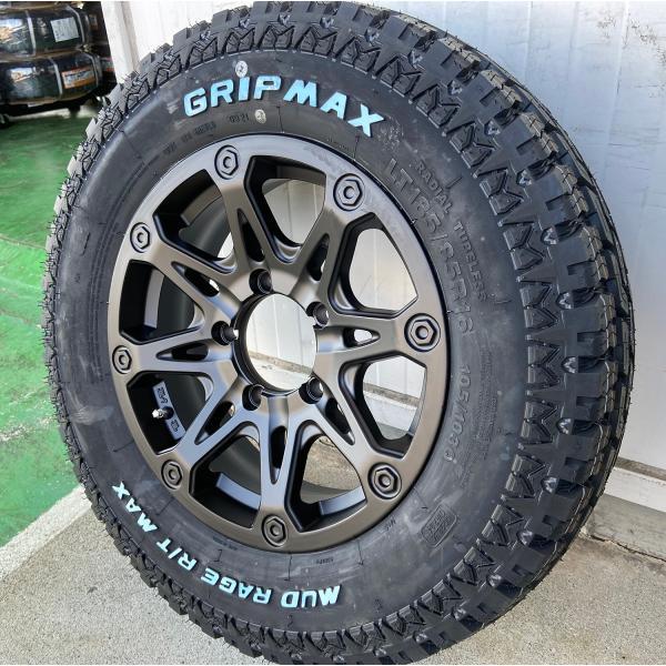ジムニー JB23 JB64 JA11 JA12 JA22 タイヤホイール 16インチ GripMax MUD RAGE RT MAX 175 ...