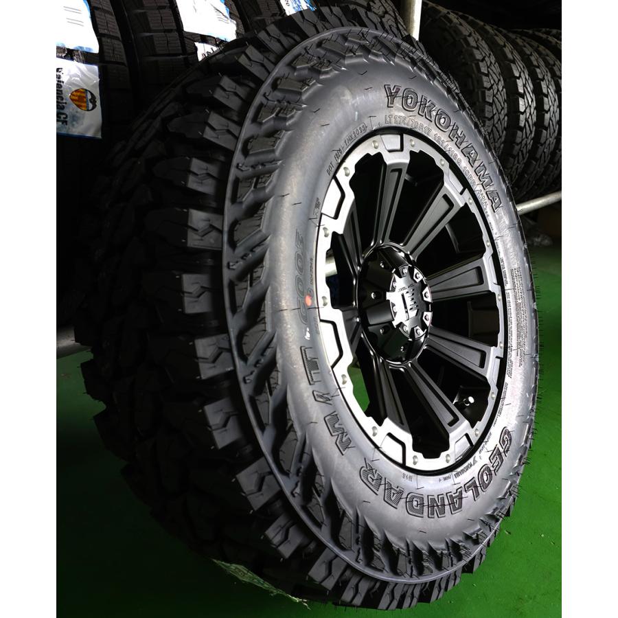 GEOLANDAR プラド ハイラックス サーフ FJクルーザー H3 17インチ LEXXEL レクセル DeathRock デスロック ヨコハマ ジオランダー MT G003 265 ...
