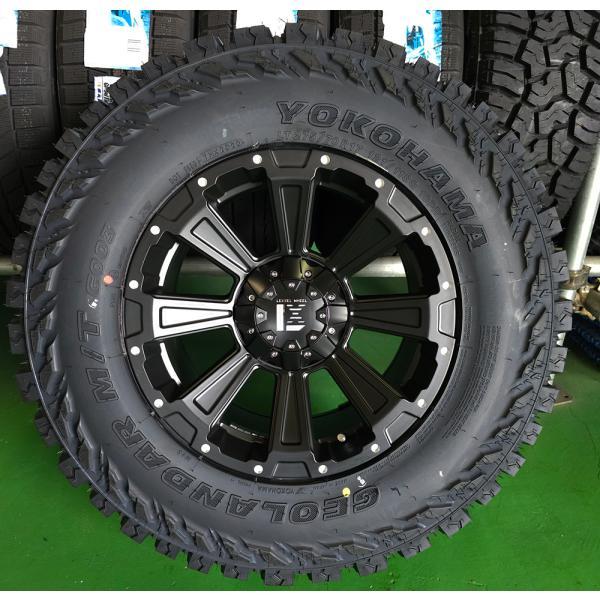 GEOLANDAR ハイラックス サーフ FJクルーザー H3 プラド 17インチ LEXXEL レクセル DeathRock デスロック ヨコハマ ジオランダー MT G003 265 ...