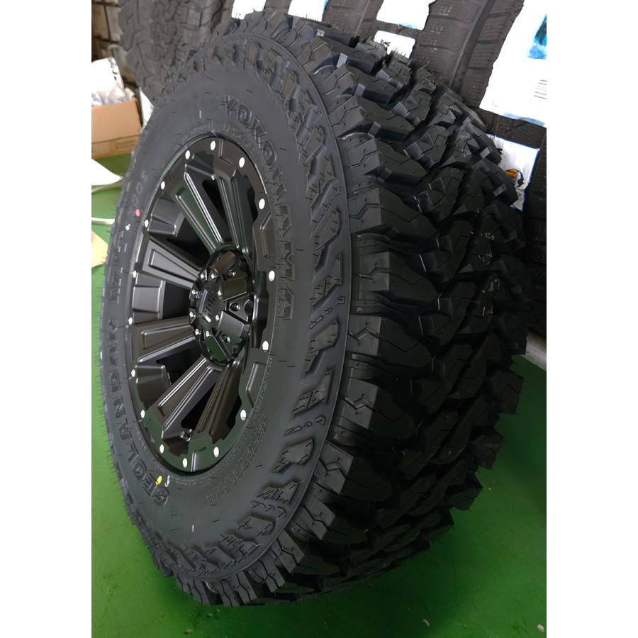 GEOLANDAR ハイラックス サーフ FJクルーザー H3 プラド 17インチ LEXXEL レクセル DeathRock デスロック ヨコハマ ジオランダー MT G003 265 ...