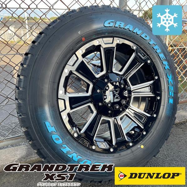 GRANDTREK 【ホワイトレタースタッドレス】デリカD5 エクストレイル CX5 タイヤホイール 16インチ ダンロップ グラントレック ...