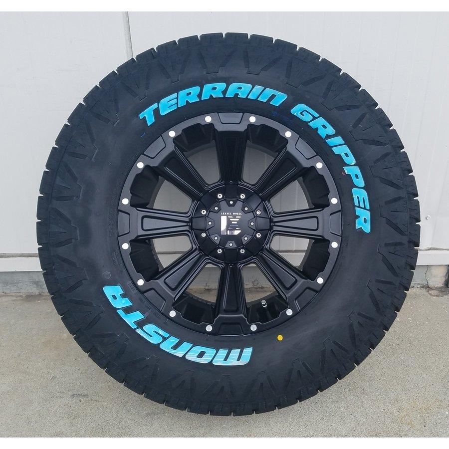 プラド ハイラックス FJ H3 タイヤホイールセット 17インチ DeathRock MONSTA テレングリッパー 265/65R17 265/70R17 285/70R17 ...