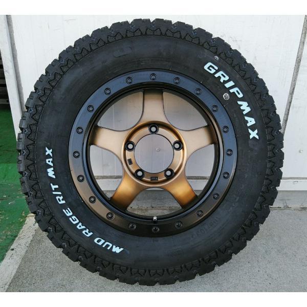 グリップマックス ジムニー GRIPMAX RT ホワイトレター 185/85R16 タイヤホイール 新品4本セット BDX05 ...