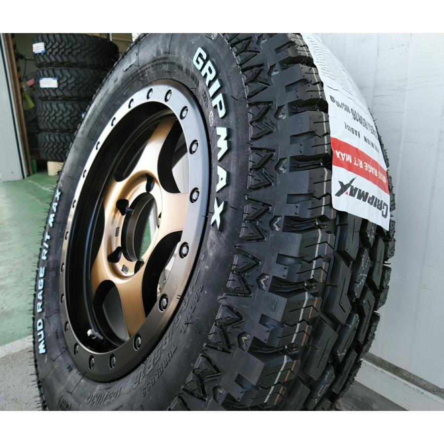 グリップマックス ジムニー GRIPMAX RT ホワイトレター 185/85R16 タイヤホイール 新品4本セット BDX05 ...