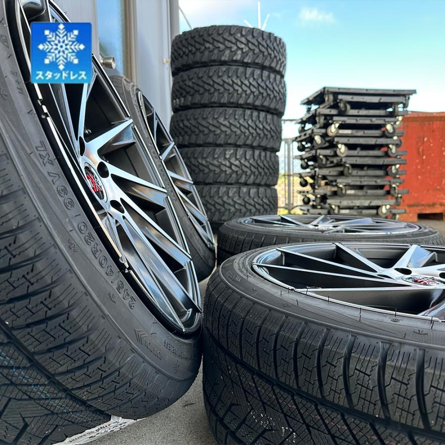 訳有品 キズあり 新品 BMW 5シリーズ F10 6シリーズ F13 7シリーズ LS460 カマロ 20インチ スタッドレスタイヤ ...