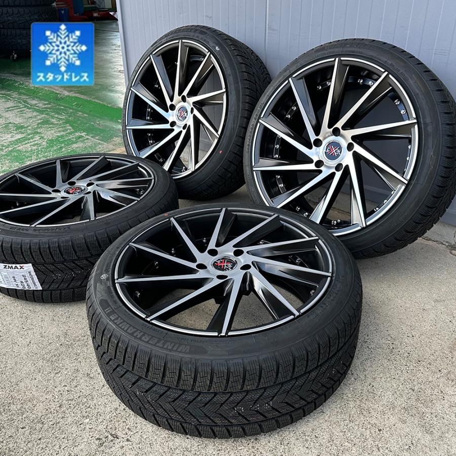 訳有品 キズあり 新品 BMW 5シリーズ F10 6シリーズ F13 7シリーズ LS460 カマロ 20インチ スタッドレスタイヤ WINTERHawk2 245/40R20 ...