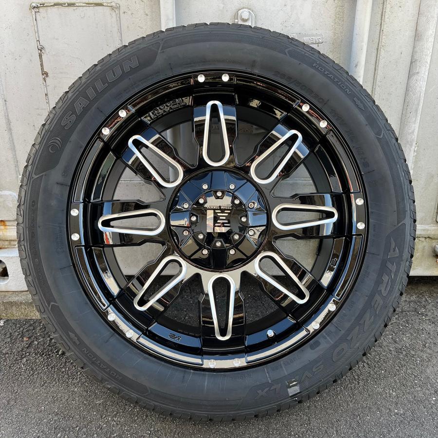 ランクル200系 100系 シグナス LX570 タンドラ セコイア 20インチ 当社特選タイヤ 265/50R20 285/50R20 275/55R20 タイヤホイールセット ...