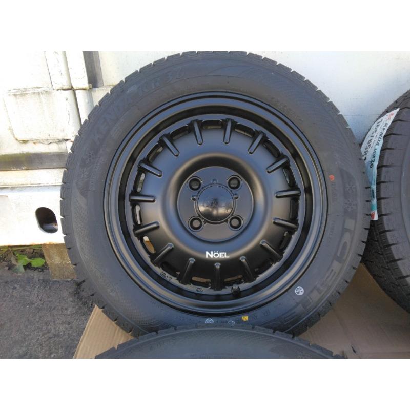 ICETEC 軽自動車 スタッドレスタイヤ ホイールセット 155/65R14 165/65R14 KENDA KR36 14インチ Noel ...