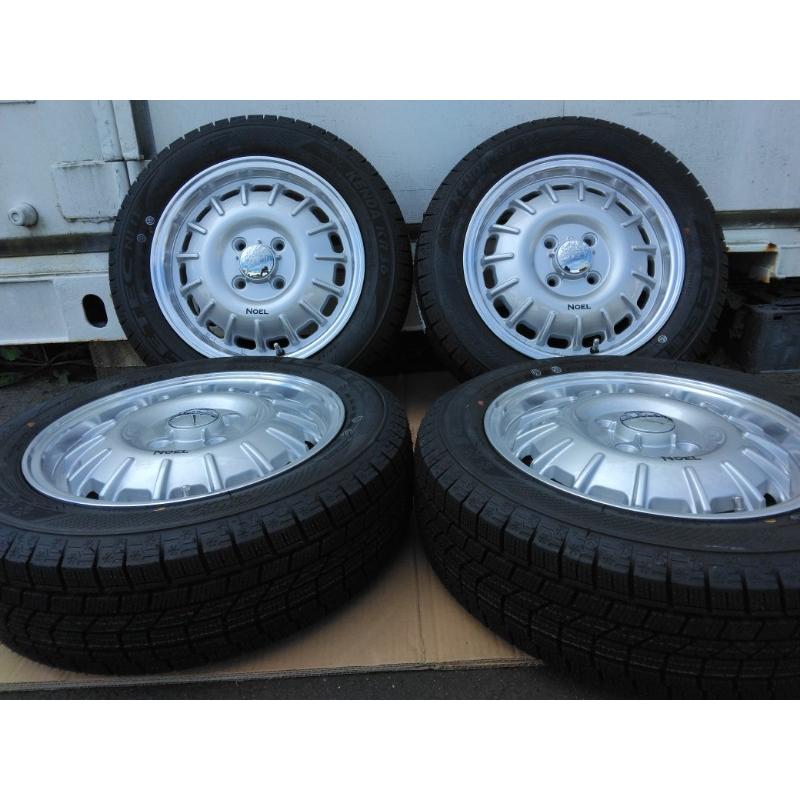 ICETEC 軽自動車 スタッドレスタイヤ ホイールセット 155/65R14 165/65R14 KENDA KR36 14インチ Noel ...