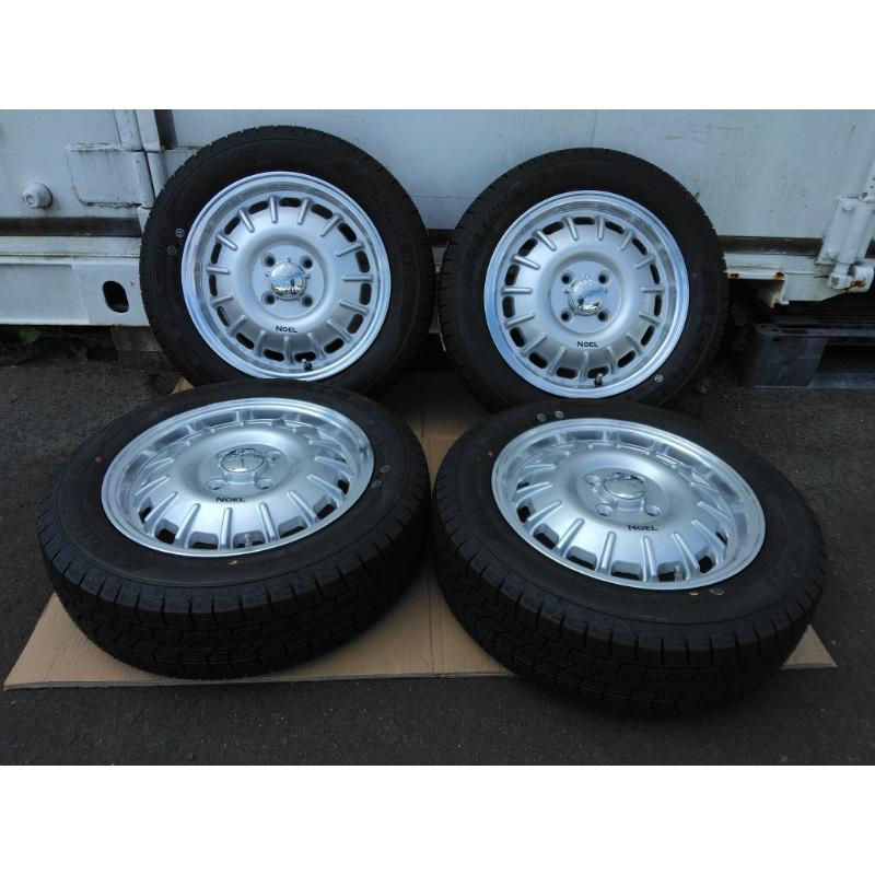 ICETEC 軽自動車 スタッドレスタイヤ ホイールセット 155/65R14 165/65R14 KENDA KR36 14インチ Noel ...