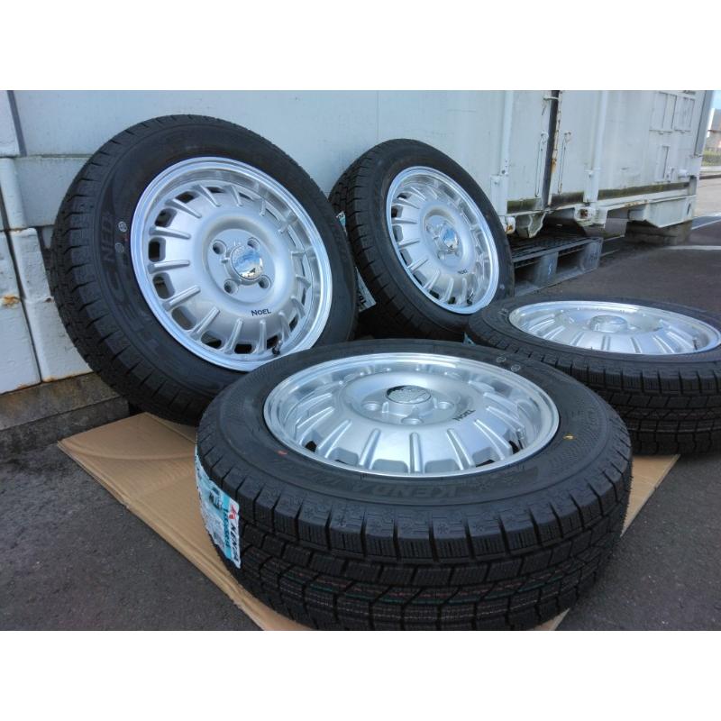 ICETEC 軽自動車 スタッドレスタイヤ ホイールセット 155/65R14 165/65R14 KENDA KR36 14インチ Noel ...