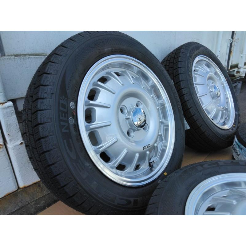 ICETEC 軽自動車 スタッドレスタイヤ ホイールセット 155/65R14 165/65R14 KENDA KR36 14インチ Noel ...