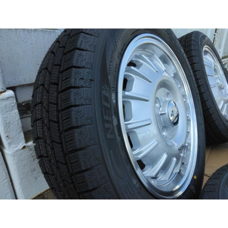 ICETEC 軽自動車 スタッドレスタイヤ ホイールセット 155/65R14 165/65R14 KENDA KR36 14インチ Noel ...
