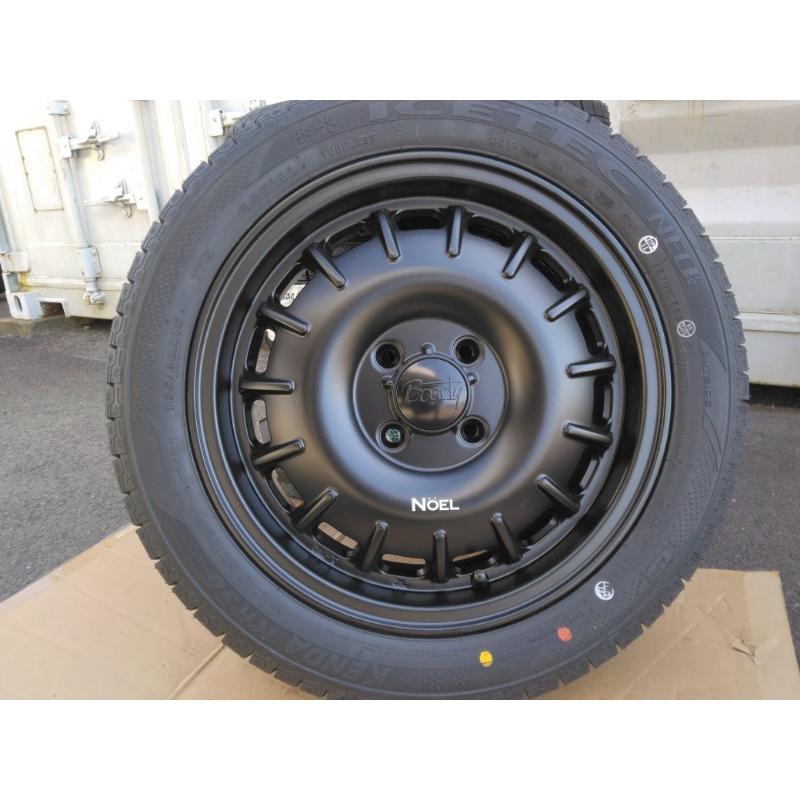 ICETEC ハスラー デリカミニ スペーシアギア スタッドレスタイヤ ホイールセット 165/60R15 KENDA KR36 15インチ ...