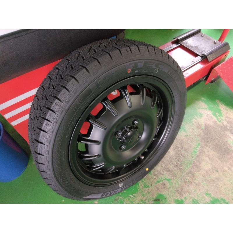 ICETEC ハスラー デリカミニ スタッドレスタイヤ ホイールセット 165/60R15 KENDA KR36 14インチ Noel ノエル ...