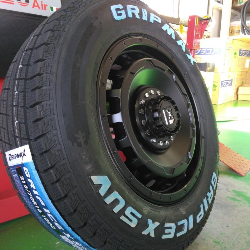 Ice X スタッドレス デリカ D5 エクストレイル CX5 タイヤホイールセット グリップマックス ICE-X SUV 215/70R16 16インチ SwaGGer : Wheel ...