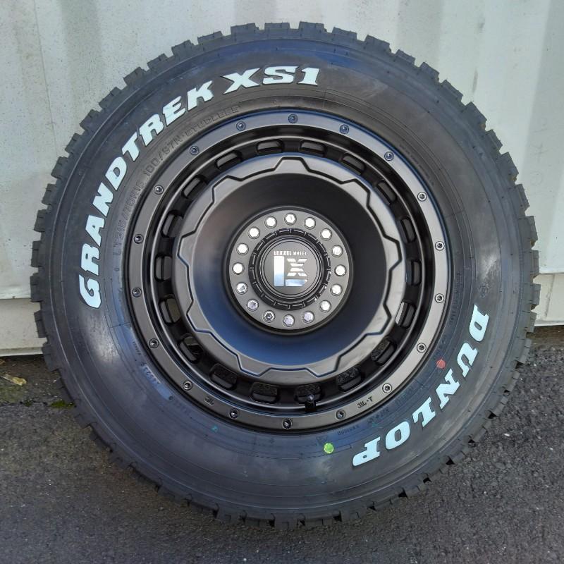 ジムニー 即納 ノマド シエラ スタッドレス タイヤホイールセット ダンロップ グラントレック XS1 215/70R16 ホワイトレター ...