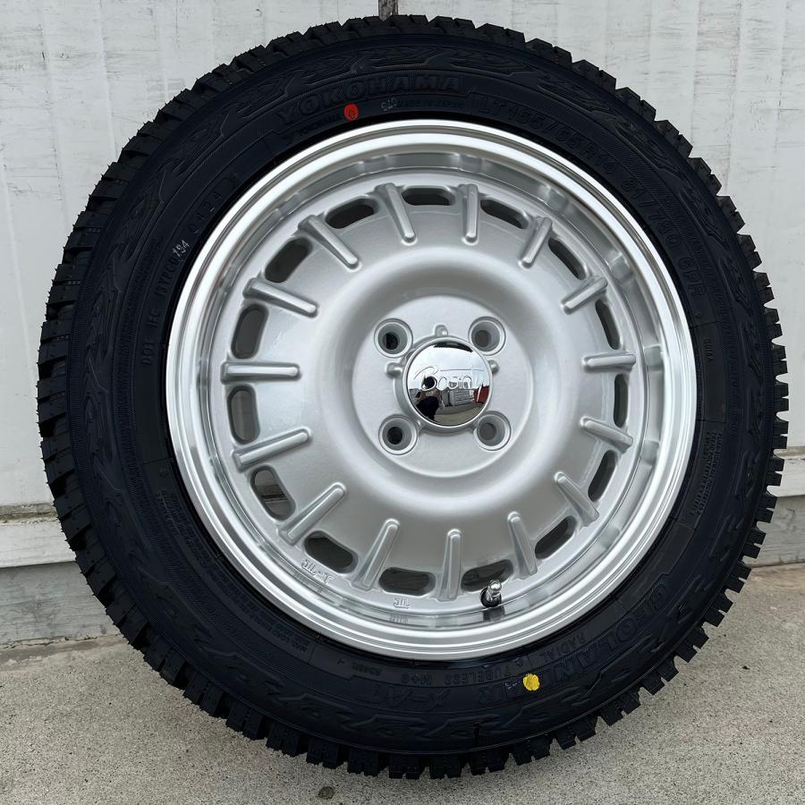 GEOLANDAR 軽トラ 軽バン ハイゼット エヴリィ アトレー 要リフトアップ&加工 ヨコハマ ジオランダー X-AT 165/65R14 ...