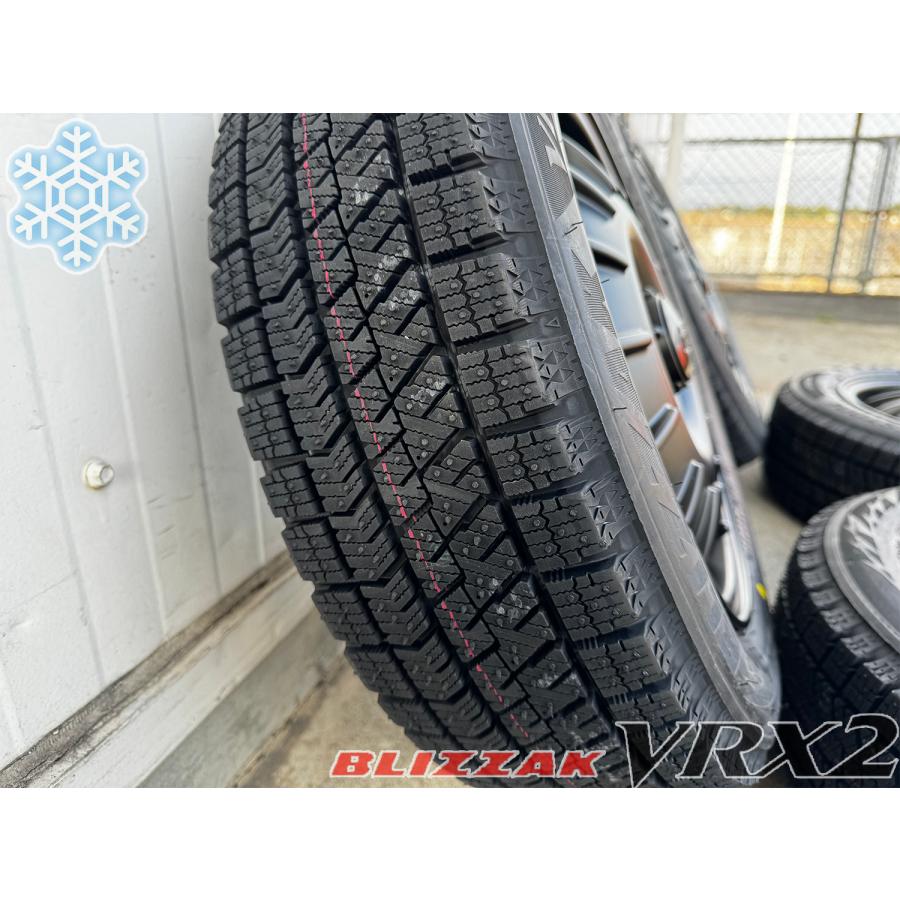 ムーヴ ライフ ラパン N-BOX 軽トラ 軽自動車 スタッドレスタイヤ 14インチ バウンティ Noel ノエル ブリヂストン VRX2 155/65R14 ホイール : noe14mb ...