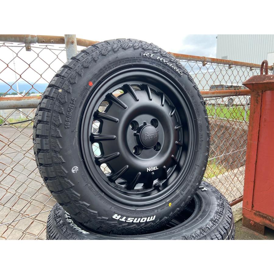 要リフトアップ&加工 軽トラ 軽バン ハイゼット エヴリィ アトレー MONSTA RT ハイブリッド 165/65R14 14インチ : noel-mb14-monsta-rt03-tori ...