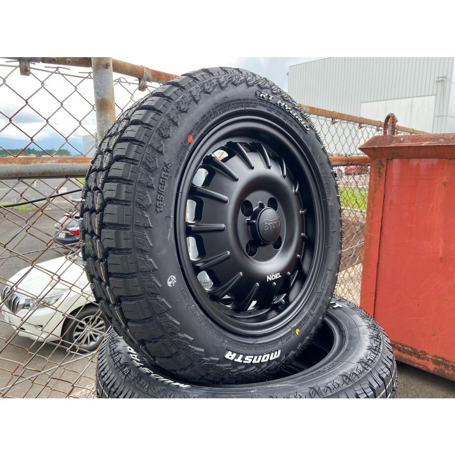 要リフトアップ&加工 軽トラ 軽バン ハイゼット エヴリィ アトレー MONSTA RT ハイブリッド 165/65R14 14インチ : noel-mb14-monsta-rt03-tori ...