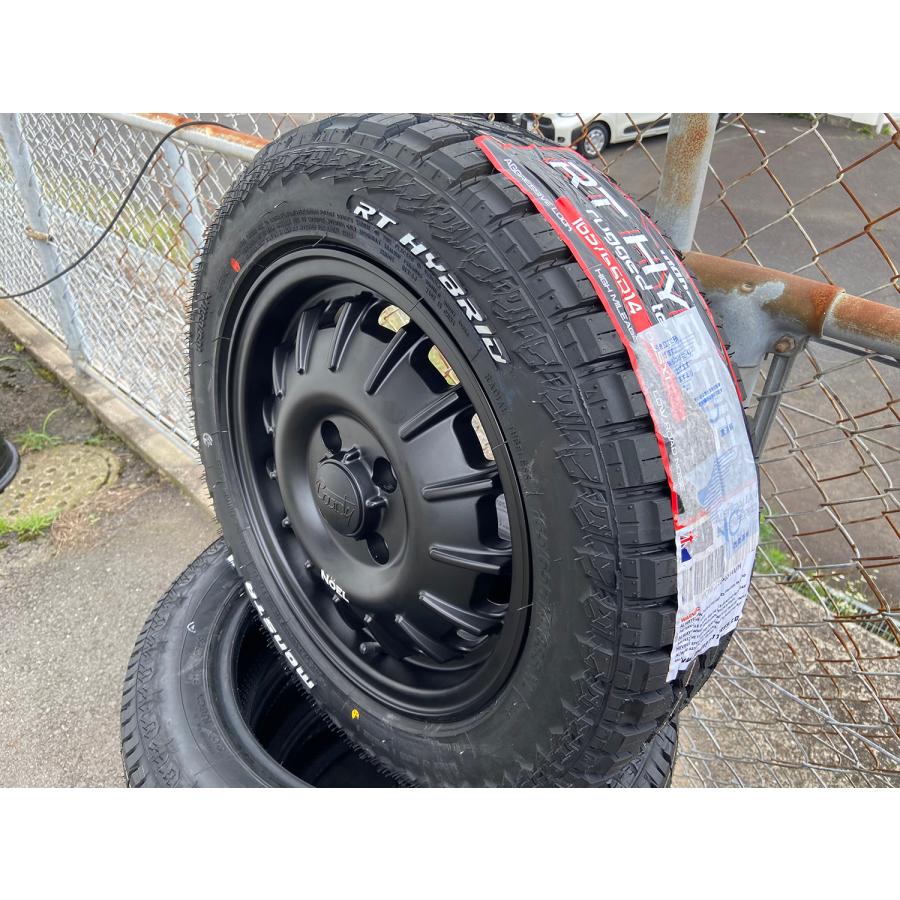 要リフトアップ&加工 軽トラ 軽バン ハイゼット エヴリィ アトレー MONSTA RT ハイブリッド 165/65R14 14インチ : noel-mb14-monsta-rt03-tori ...