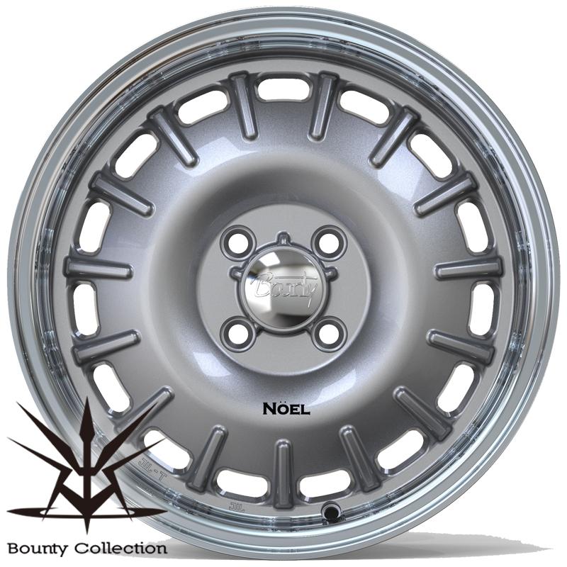 Bounty Collection 新品 アルミホイール Noel ノエル シルバー／リムポリッシュ 14インチ 14×5.0 +45 100-4H 4本セット : Wheel-And ...