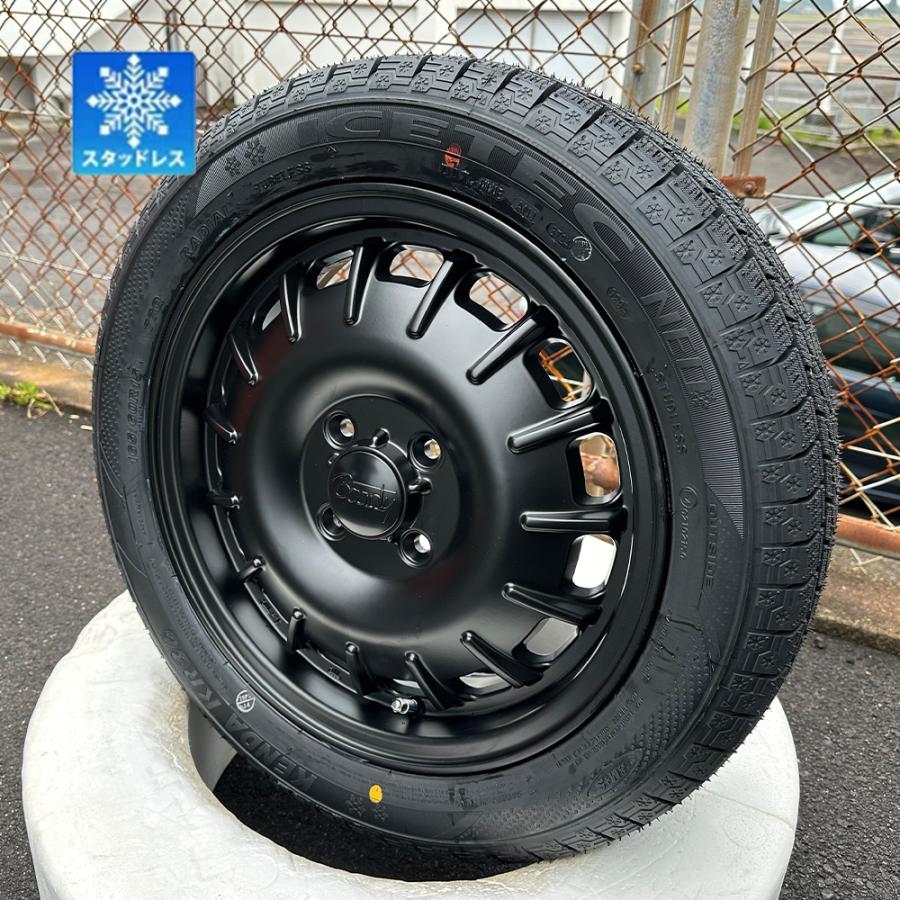 ICETEC 【軽自動車用14インチ】N-VAN キャリー スタッドレス Bounty Noel KENDA KR36 165/65R14 ...