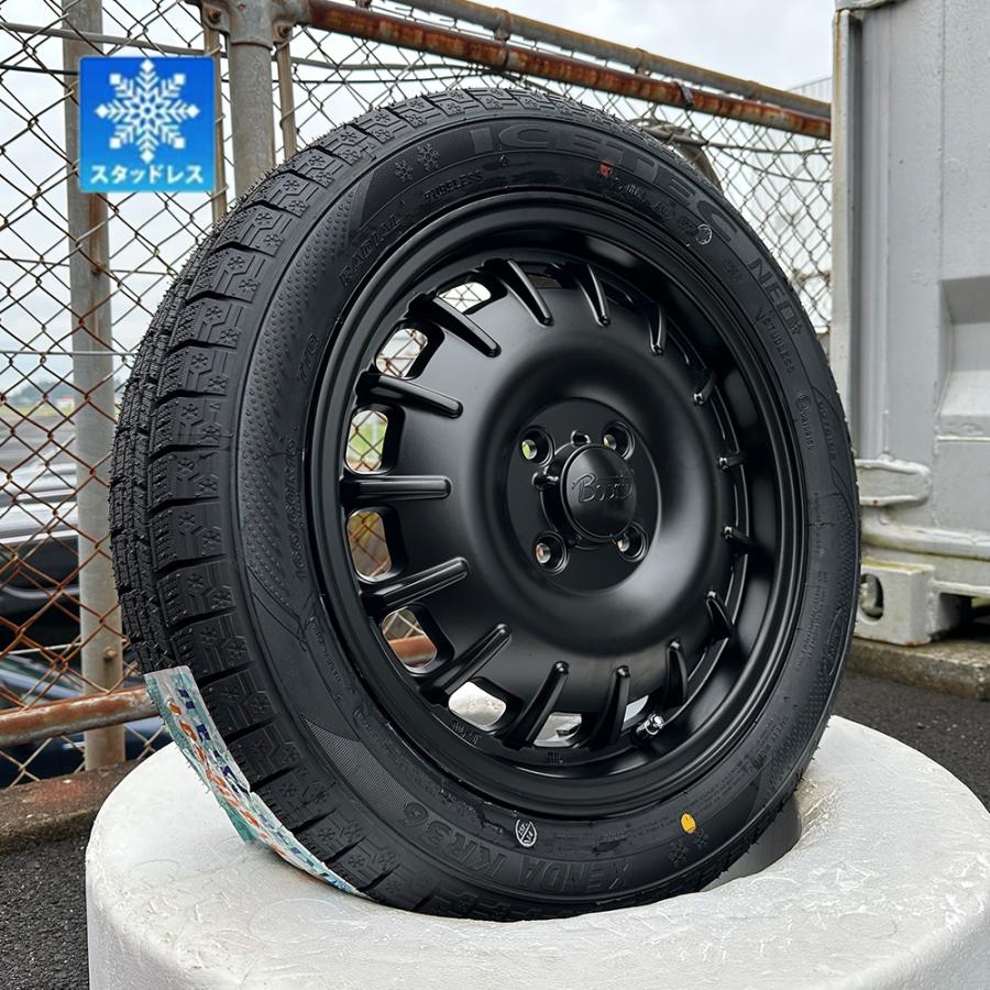 ICETEC 【軽自動車用14インチ】N-BOX タント スペーシア スタッドレス Bounty Noel KENDA KR36 165 ...