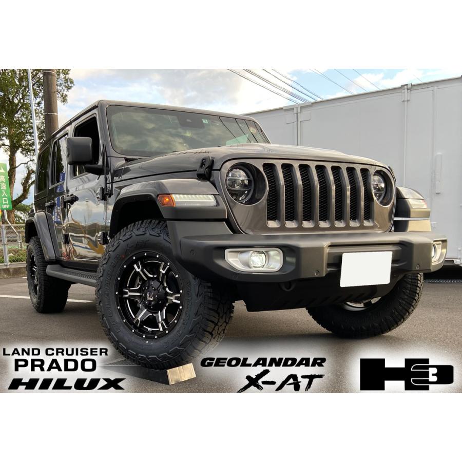 GEOLANDAR ジープ JK JL ラングラー エクスプローラー 17インチ LEXXEL OutLaw アウトロー ヨコハマ ジオランダー X-AT 265/70R17 265 ...