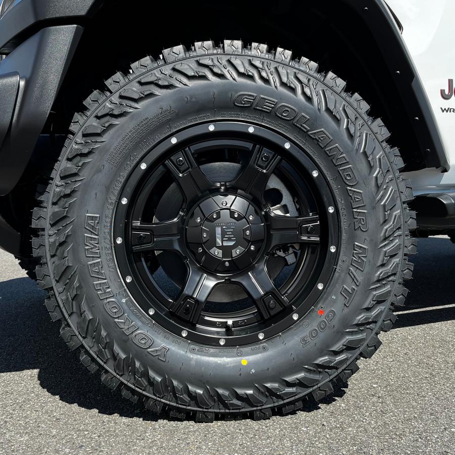 GEOLANDAR 【選べるタイヤサイズ!!】JL JK ラングラー 夏タイヤホイール 4本 17インチ OutLaw ヨコハマ ジオランダーMT 265/70R17 285/70R17 ...