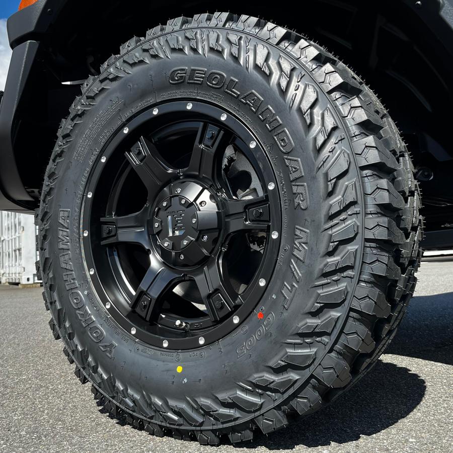 GEOLANDAR 【選べるタイヤサイズ!!】JL JK ラングラー 夏タイヤホイール 4本 17インチ OutLaw ヨコハマ ジオランダーMT 265/70R17 285/70R17 ...