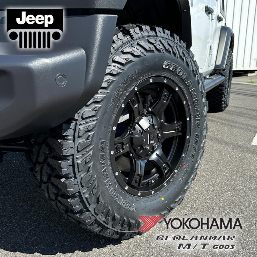 GEOLANDAR ラングラー JL JK タイヤホイール 17インチ OutLaw YOKOHAMA ジオランダー MT 265/65R17 265/70R17 275/70R17 285 ...