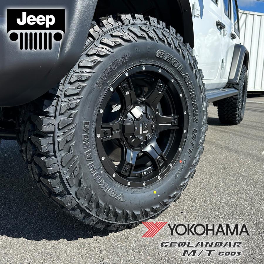 GEOLANDAR ラングラー JL JK タイヤホイール 17インチ OutLaw YOKOHAMA ジオランダー MT 265/65R17 265/70R17 275/70R17 285 ...
