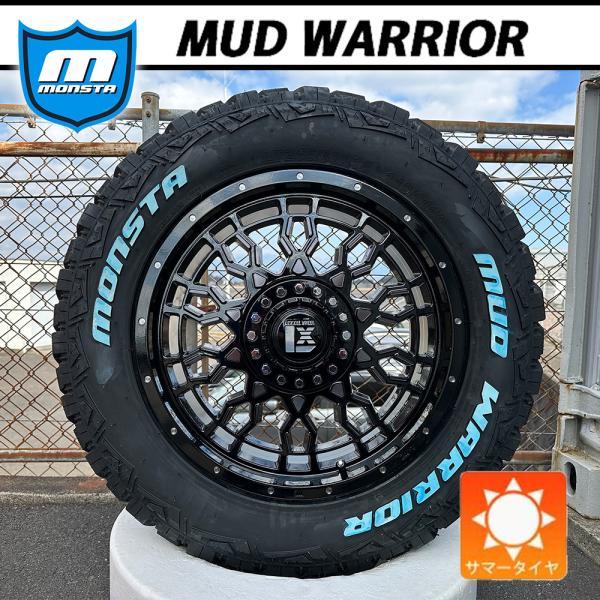 【新品】プラド（TZ-G含）ハイラックス 夏タイヤホイール 18インチ MONSTA MUDWARRIOR 265/60R18 285/60R18 ホワイトレター 1台分 : pre18 ...