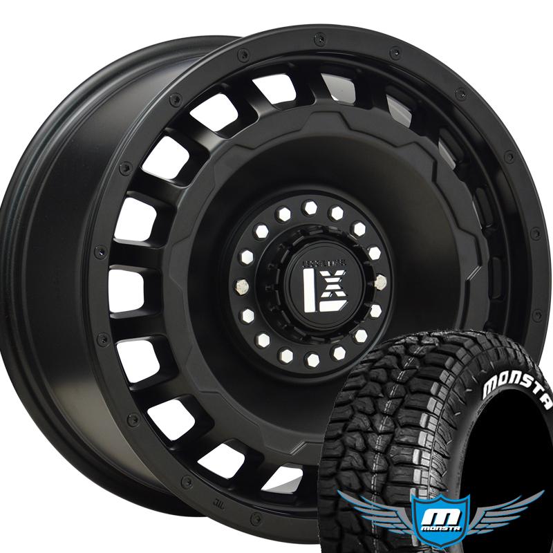 MONSTA TYRES ジムニー JB23 JB64 16インチ LEXXEL WHEEL SwaGGer レクセル スワッガー モンスタ ...