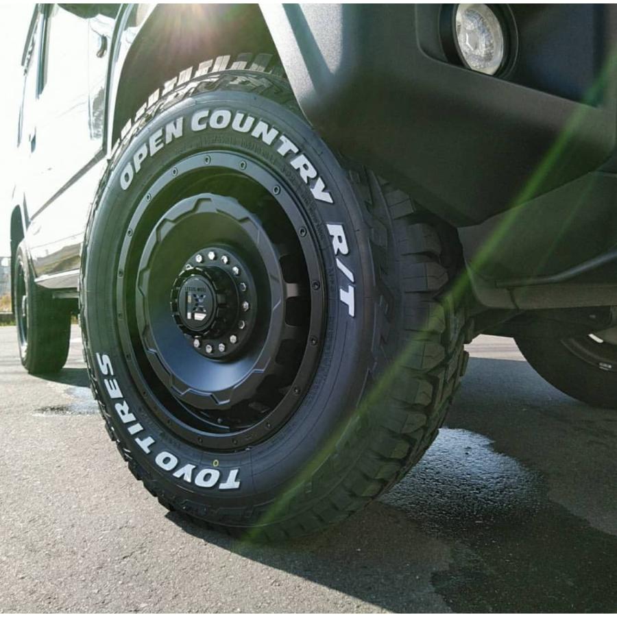 OPEN COUNTRY ジムニー専用 JB23 JB64 16インチ TOYO トーヨー オープンカントリー RT 185/85R16 ホワイトレター SwaGGer ジムニーカスタム ...