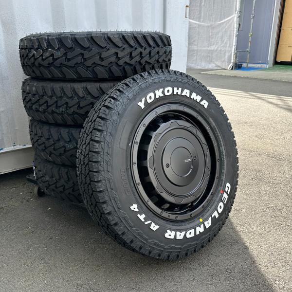 ジムニー Jimny JB23 JB22 JB64 JA11 JA12 16インチ LEXXEL SwaGGer スワッガー ヨコハマ ジオランダー G018 A/T4 185/85R16 ...