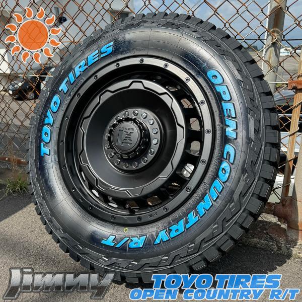 OPEN COUNTRY 夏用 ジムニー JB64 JB23 JA12 JA11 タイヤホイール 4本セット 16インチ SwaGGer スワッガー トーヨーオープンカントリーRT 185 ...
