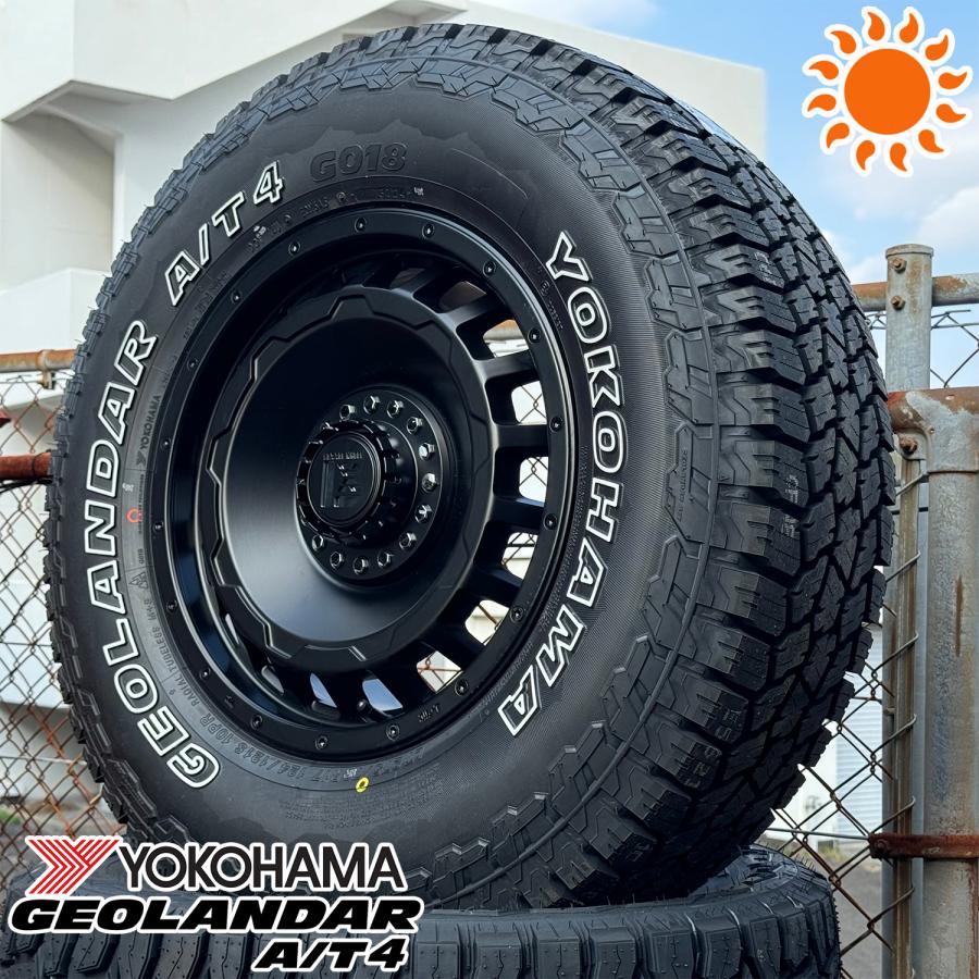 GEOLANDAR 4本セット ラングラー JK JL 17インチ タイヤホイール ヨコハマ ジオランダー AT4 265/70R17 275/70R17 285/70R17 LEXXEL ...