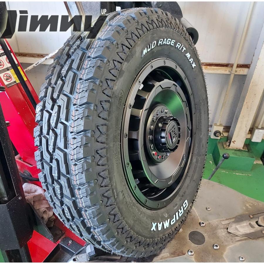 ジムニー JB23 JB64 JA11 JA12 JA22 タイヤホイール 16インチ GripMax MUD RAGE RT MAX 175 ...